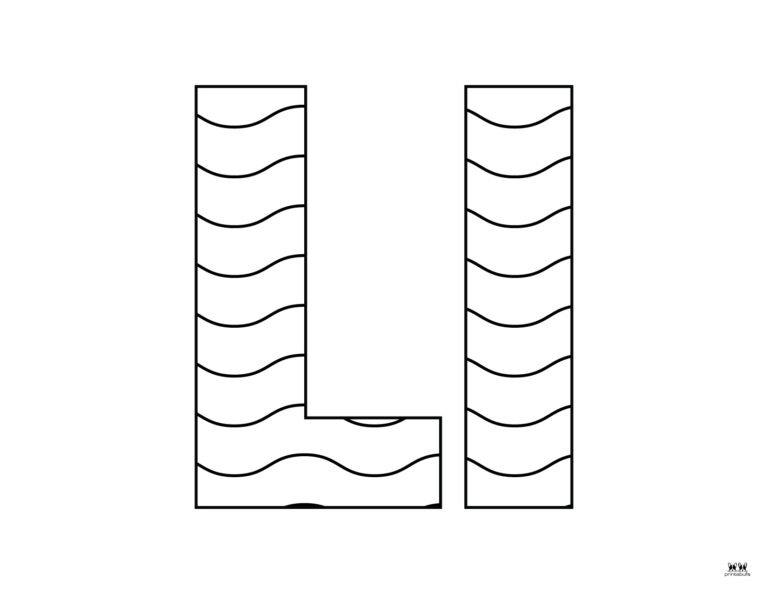 Letter L Coloring Pages - 15 FREE Pages | Printabulls