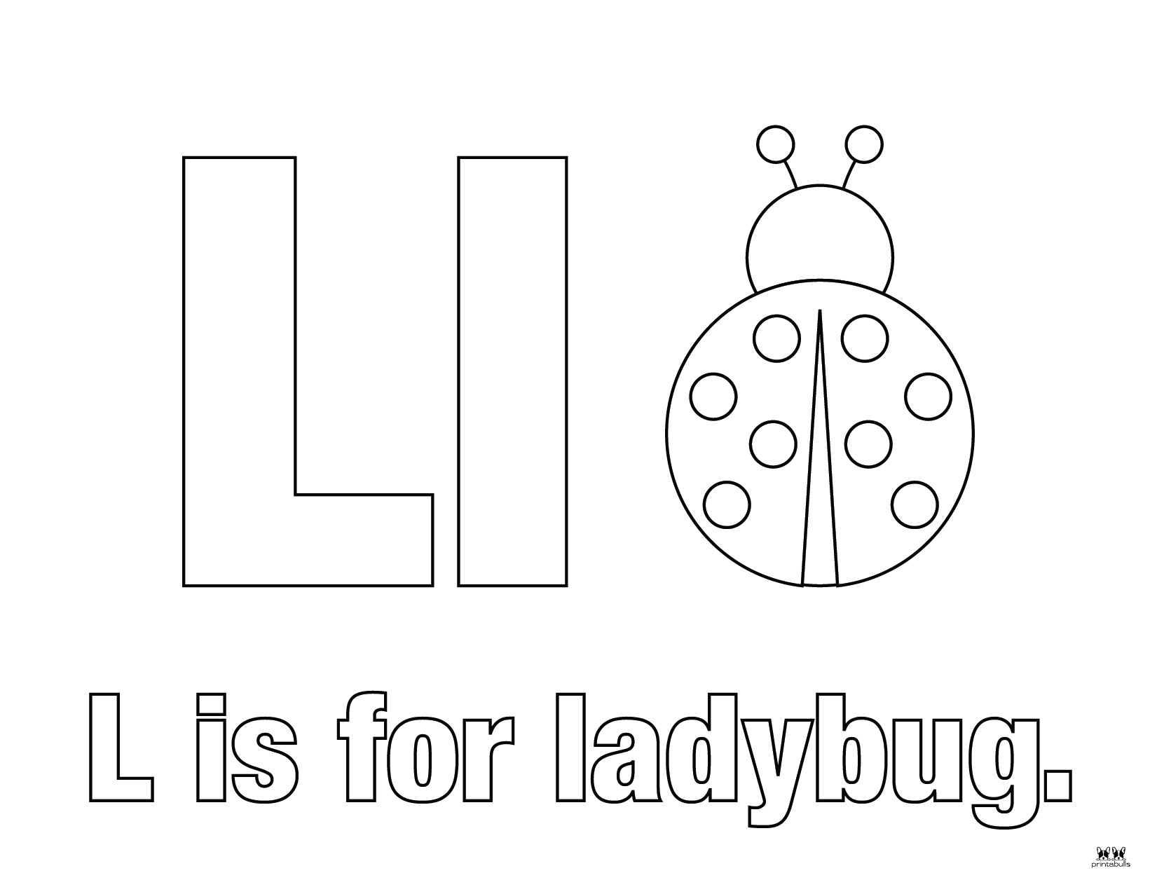 Letter L Coloring Pages - 15 FREE Pages | Printabulls