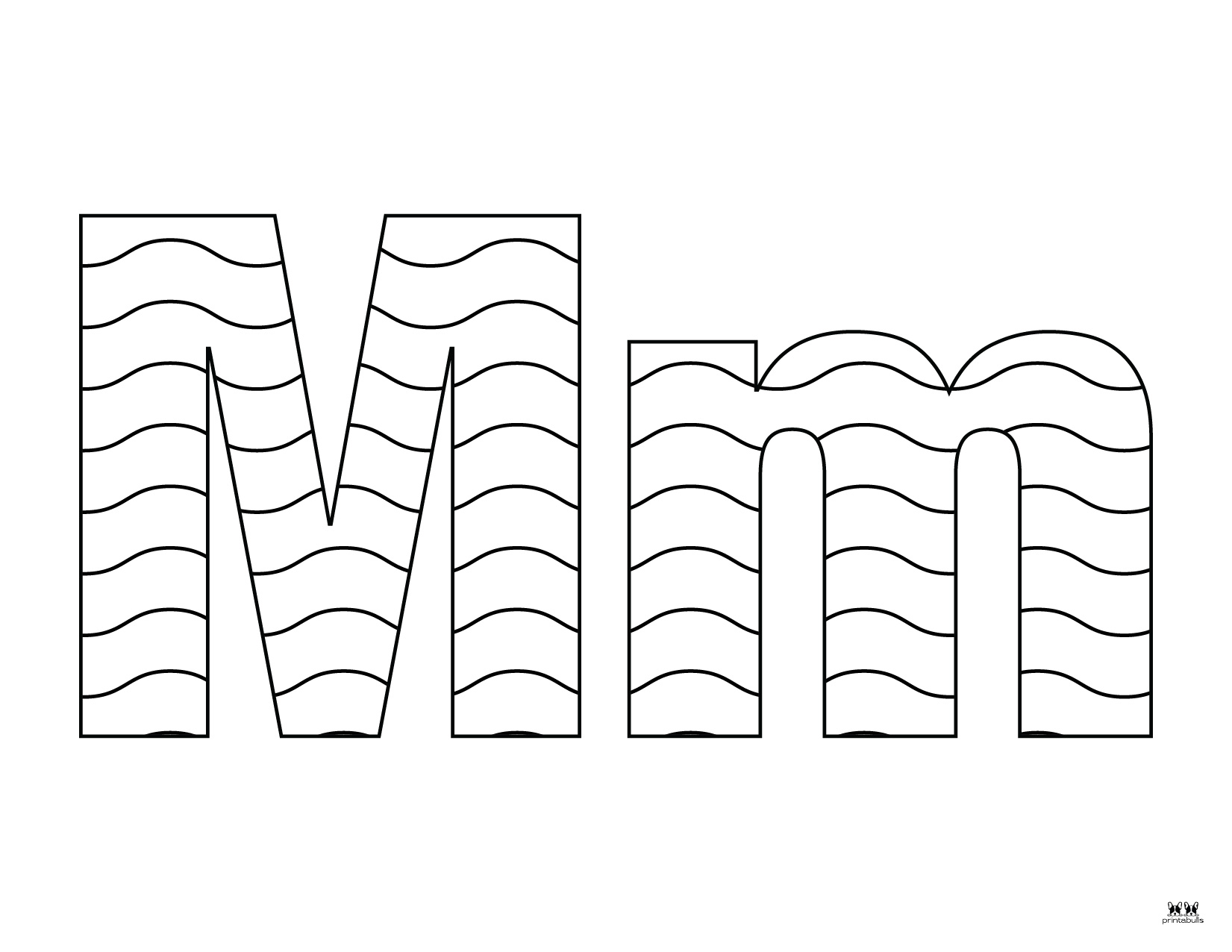 Letter M Coloring Pages - 15 FREE Pages | Printabulls