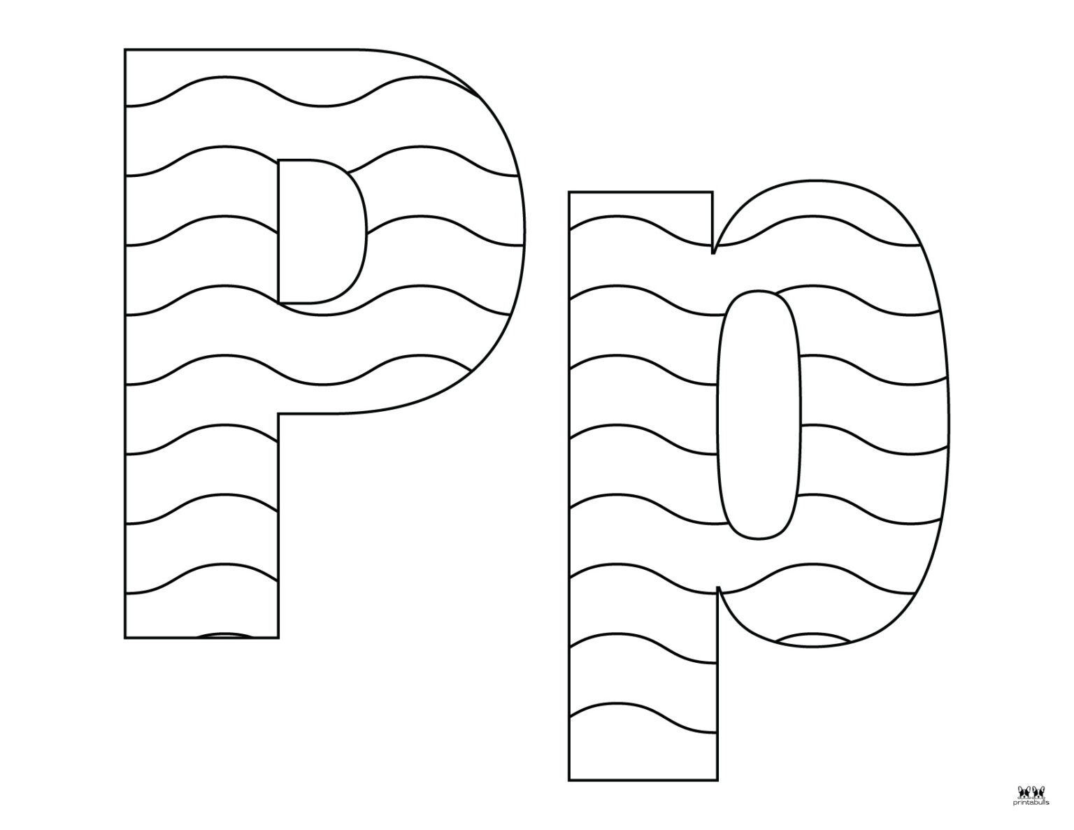 Letter P Coloring Pages - 15 FREE Pages | Printabulls