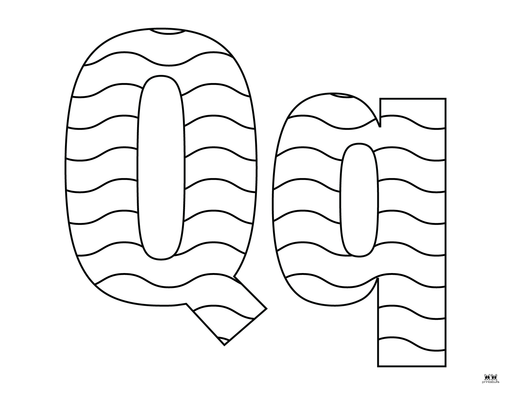 Letter Q Coloring Pages - 15 FREE Pages | Printabulls