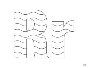 Letter R Coloring Pages - 15 FREE Pages | Printabulls