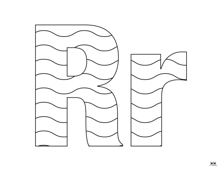 Letter R Coloring Pages - 15 FREE Pages | Printabulls