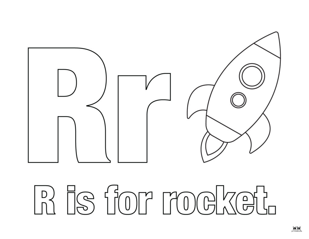 Letter R Coloring Sheets For Toddlers Free Printable Infoupdate