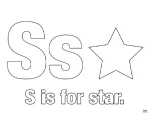 Letter S Coloring Pages - 15 FREE Pages | Printabulls