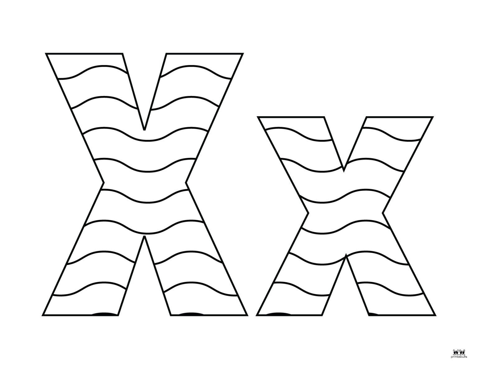 Letter X Coloring Pages - 15 FREE Pages | Printabulls