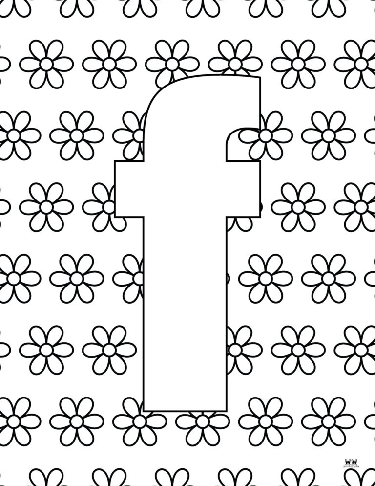 Letter F Coloring Pages - 15 FREE Pages | Printabulls
