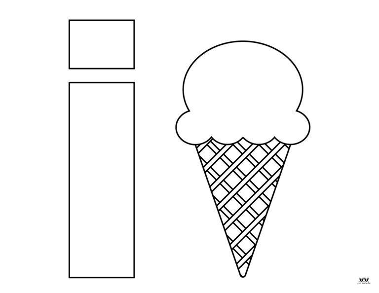 Letter I Coloring Pages - 15 FREE Pages | Printabulls