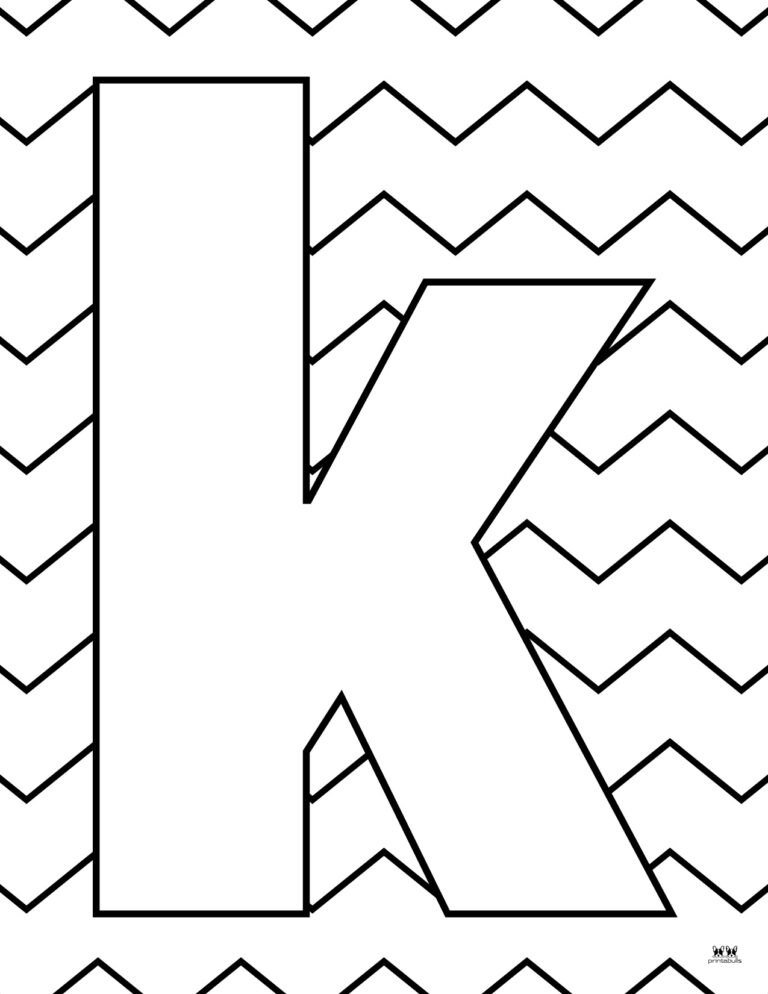 Letter K Coloring Pages - 15 FREE Pages | Printabulls