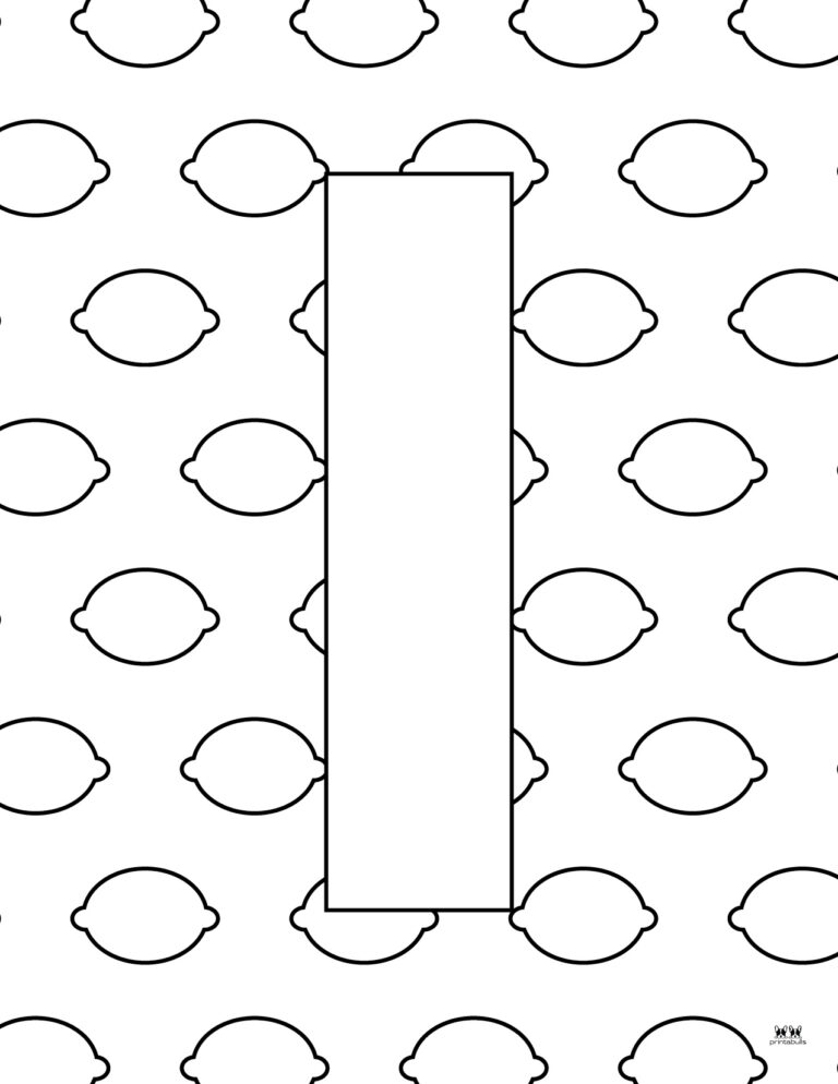 Letter L Coloring Pages - 15 FREE Pages | Printabulls