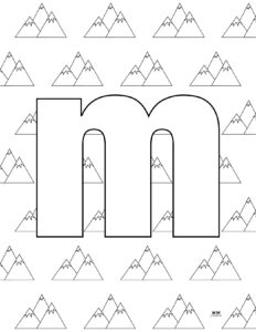 Letter M Coloring Pages - 15 FREE Pages | Printabulls