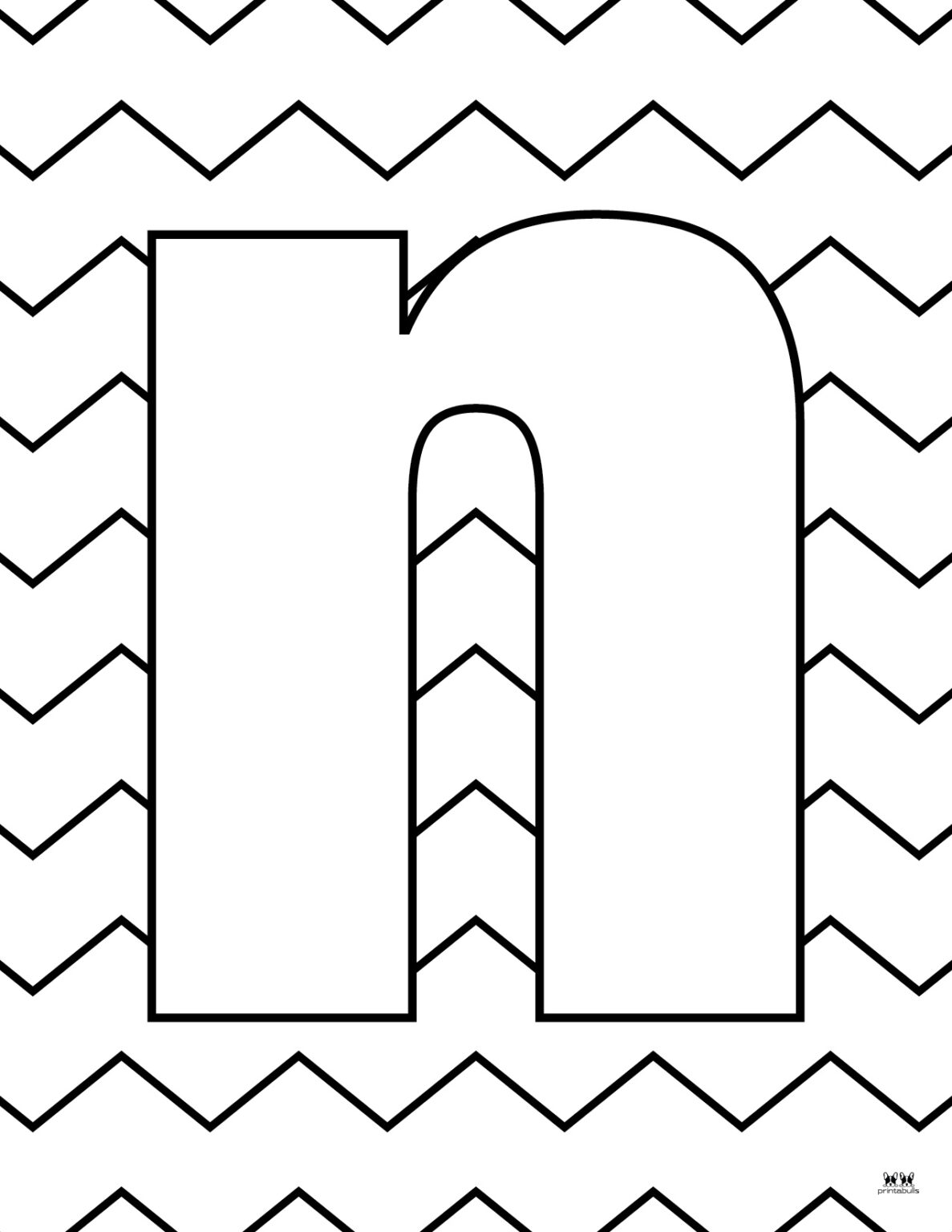 Letter N Coloring Pages - 15 FREE Pages | Printabulls