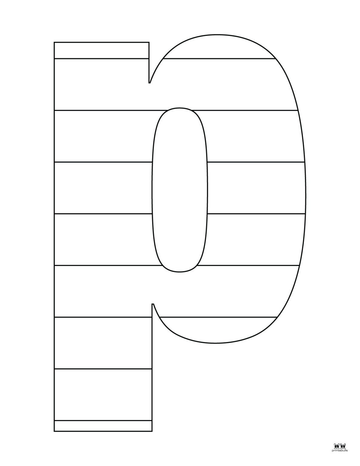 Letter P Coloring Pages - 15 FREE Pages | Printabulls