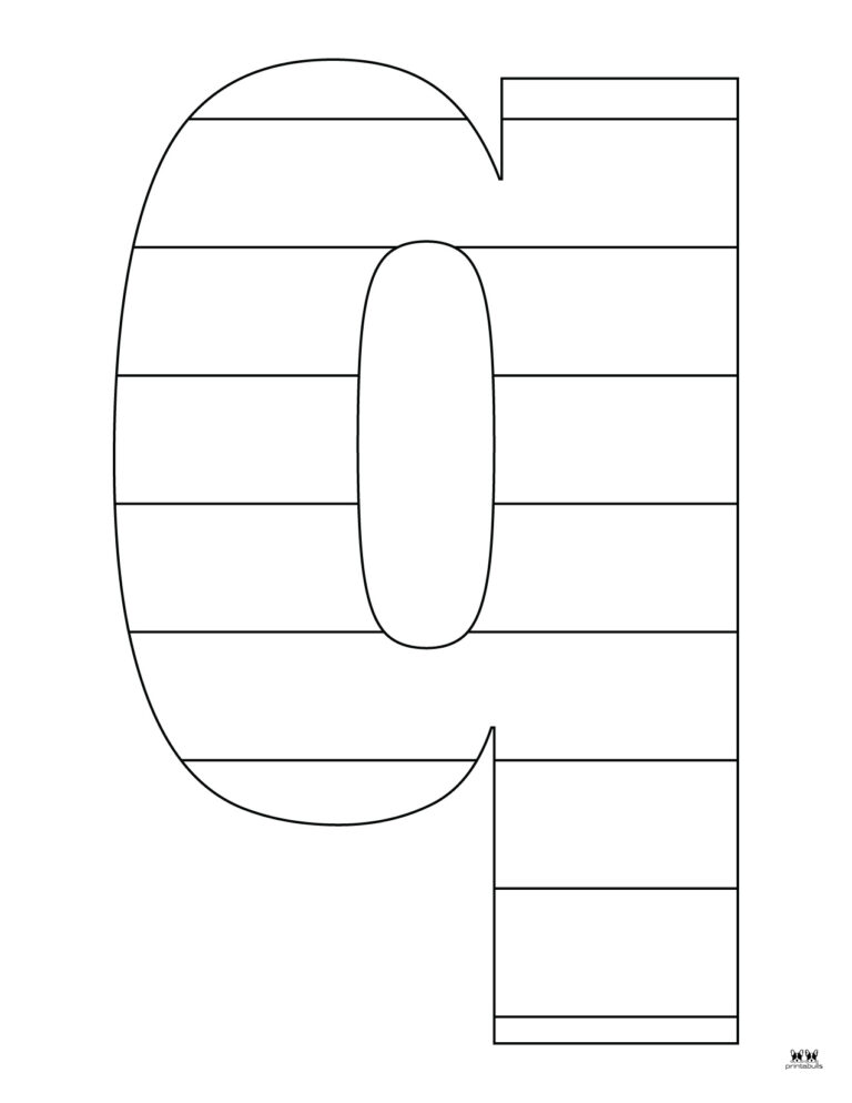 Letter Q Coloring Pages - 15 FREE Pages | Printabulls