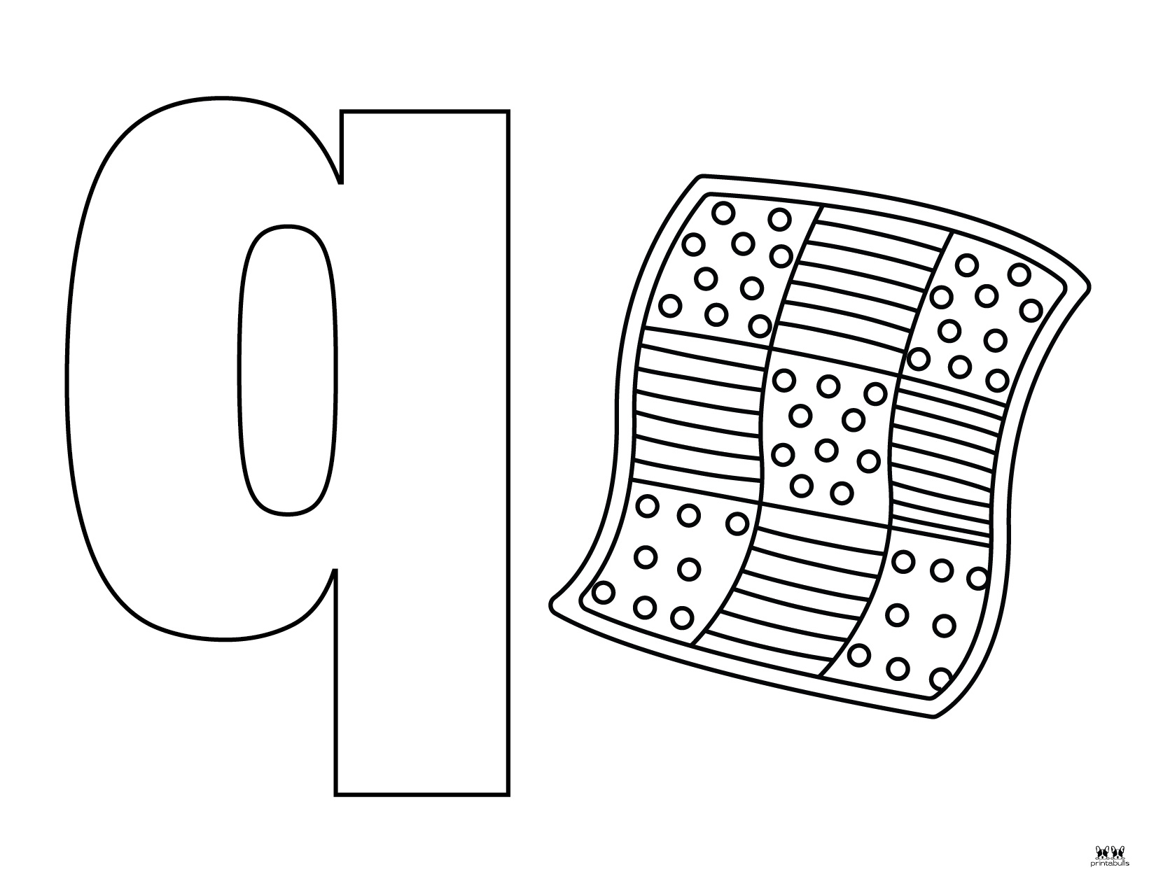 Letter Q Coloring Pages - 15 FREE Pages | Printabulls