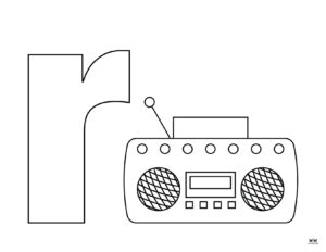 Letter R Coloring Pages - 15 FREE Pages | Printabulls