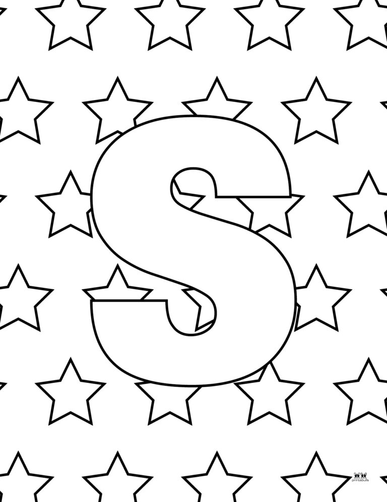 Letter S Coloring Pages - 15 FREE Pages | Printabulls