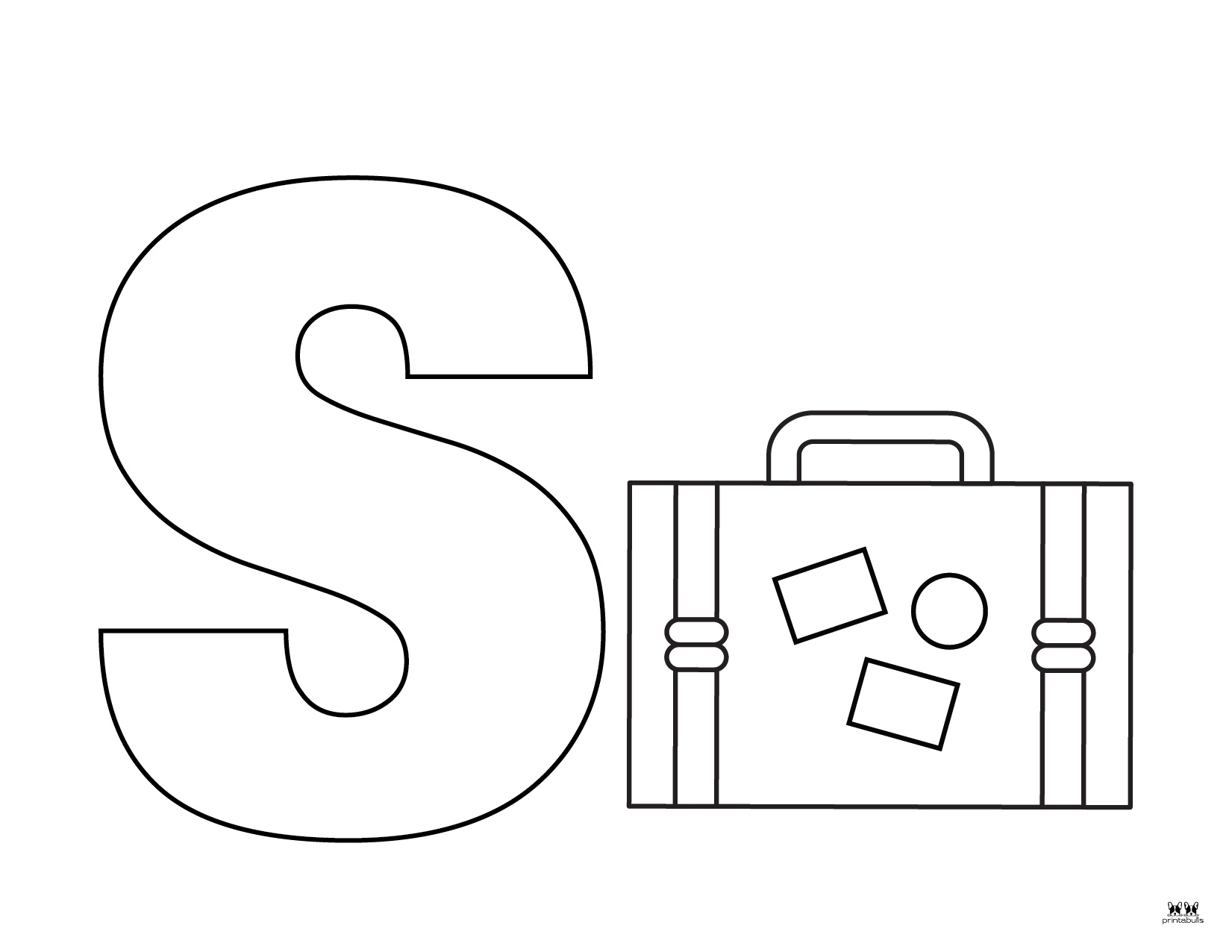Letter S Coloring Pages - 15 FREE Pages | Printabulls