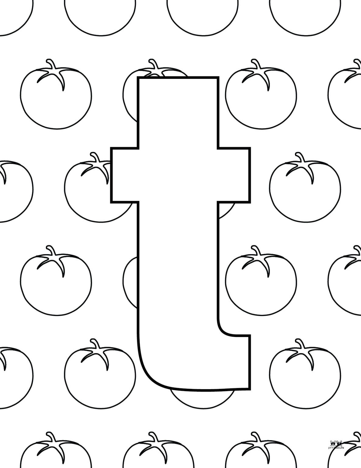 Letter T Coloring Pages - 15 FREE Pages | Printabulls