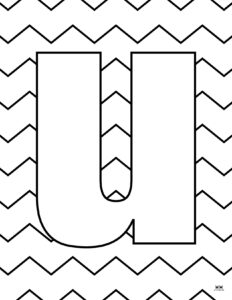 Letter U Coloring Pages - 15 FREE Pages | Printabulls