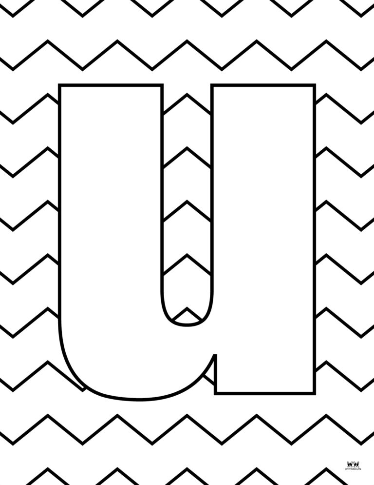 Letter U Coloring Pages - 15 FREE Pages | Printabulls