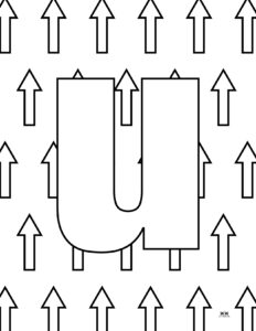 Letter U Coloring Pages - 15 FREE Pages | Printabulls