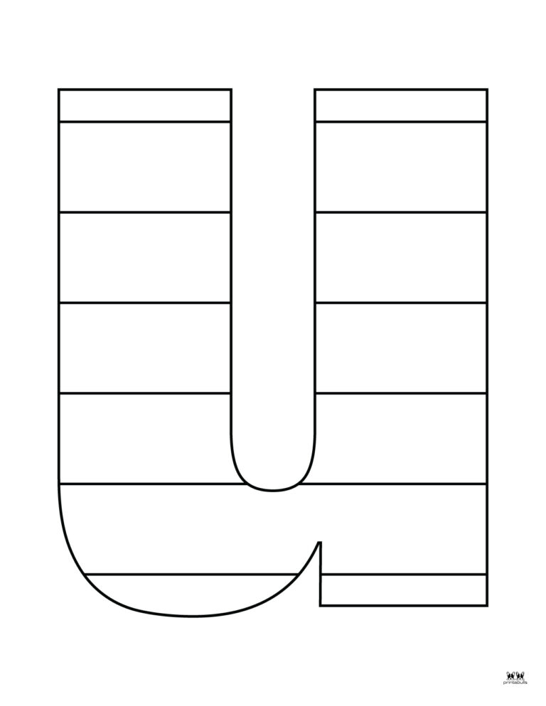 Letter U Coloring Pages - 15 FREE Pages | Printabulls