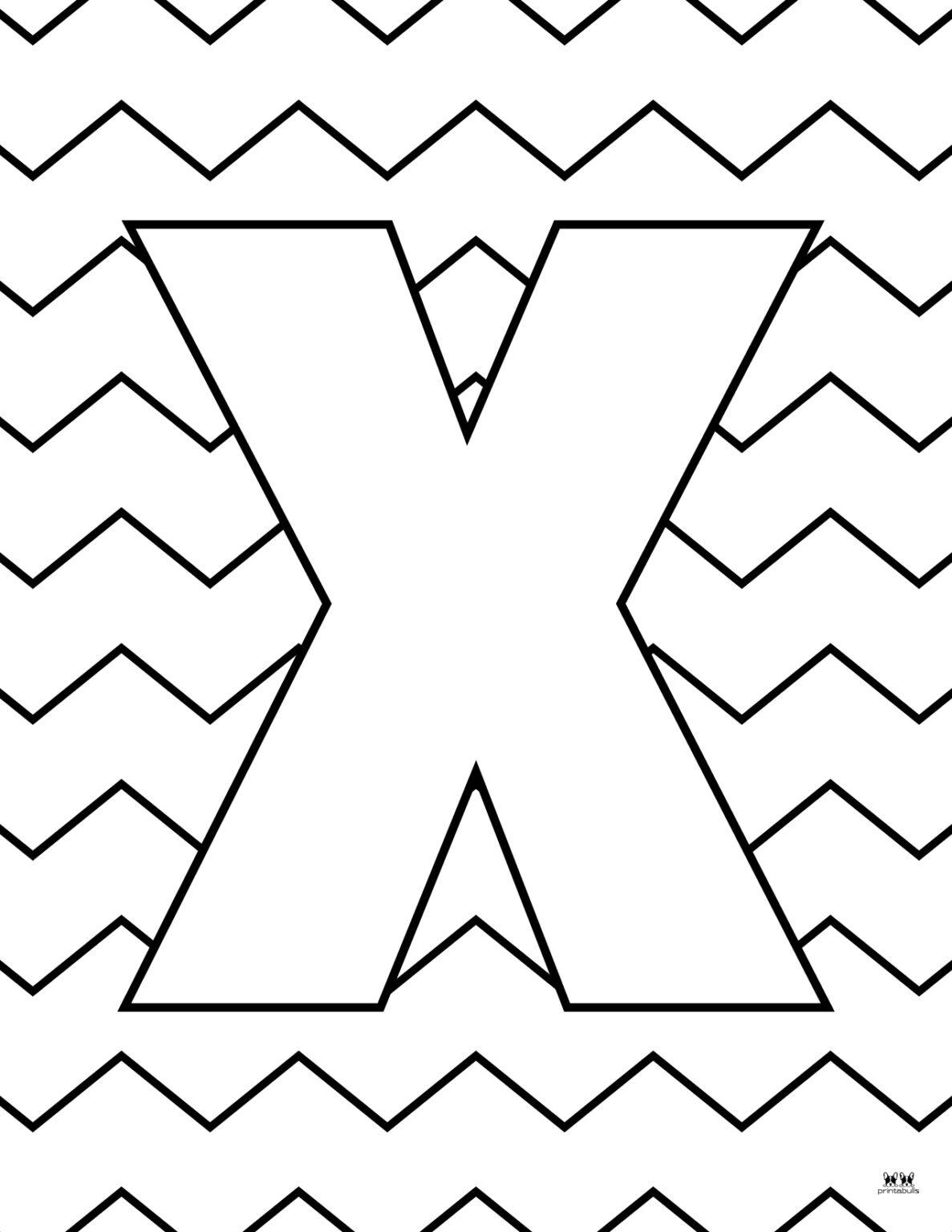 Letter X Coloring Pages - 15 FREE Pages | Printabulls