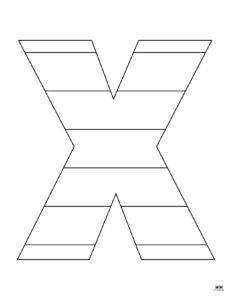 Letter X Coloring Pages - 15 FREE Pages | Printabulls