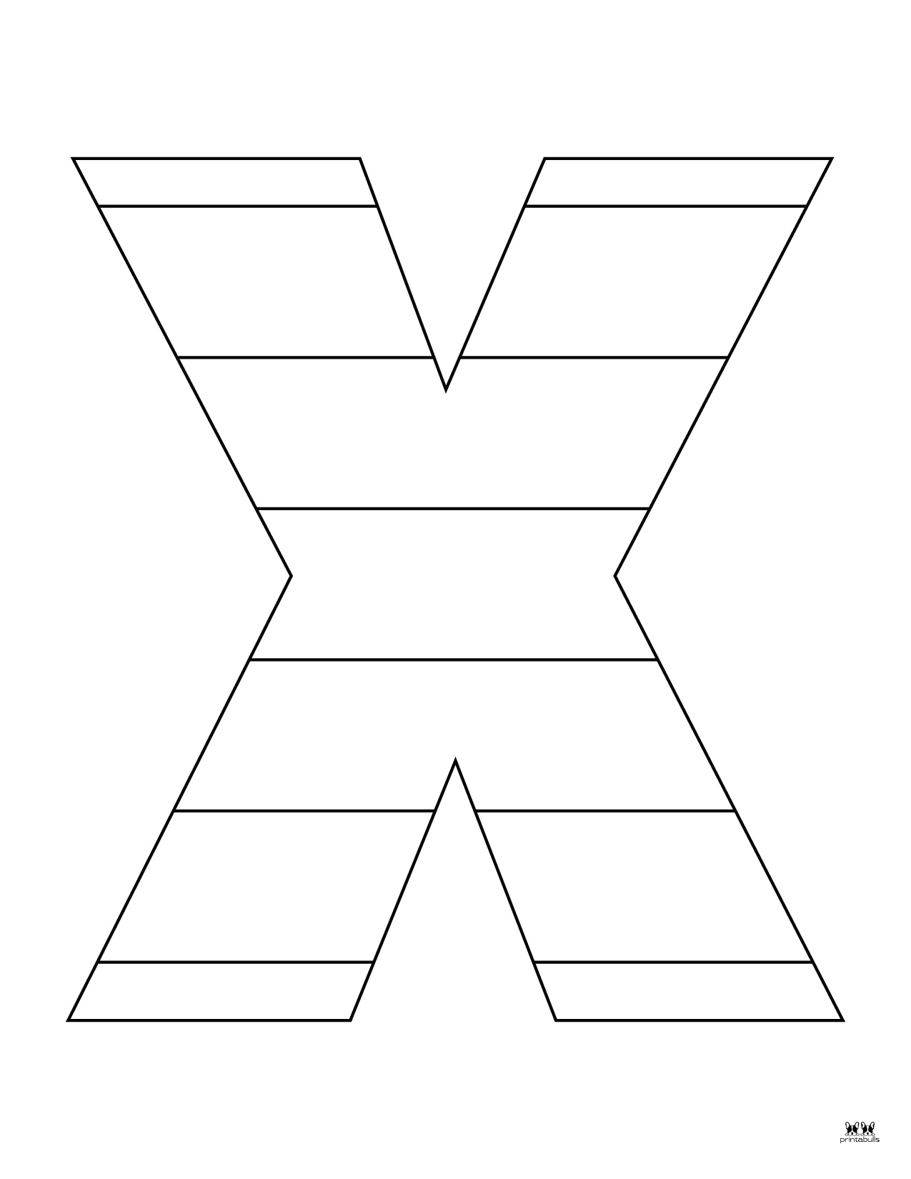 Letter X Coloring Pages - 15 FREE Pages | Printabulls