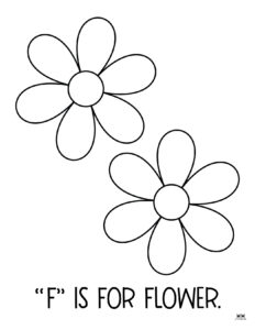 Letter F Coloring Pages - 15 FREE Pages - PrintaBulk