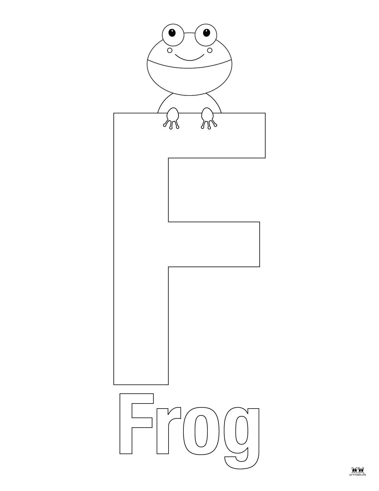 Letter F Coloring Pages - 15 FREE Pages | Printabulls