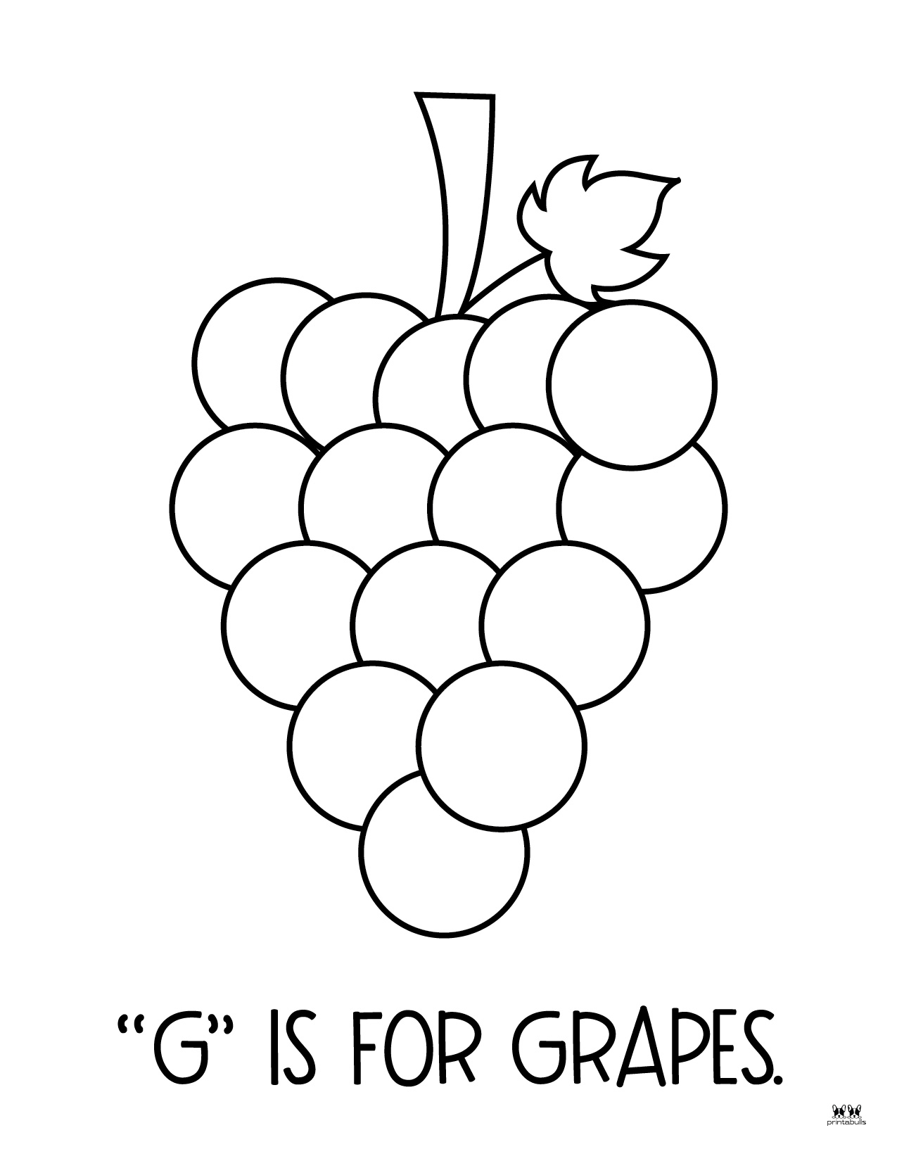 Letter G Coloring Pages - 15 FREE Pages - PrintaBulk