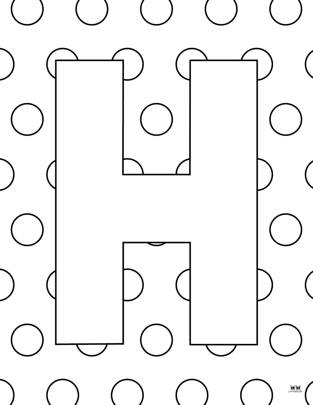 Letter H Coloring Pages - 15 FREE Pages | Printabulls