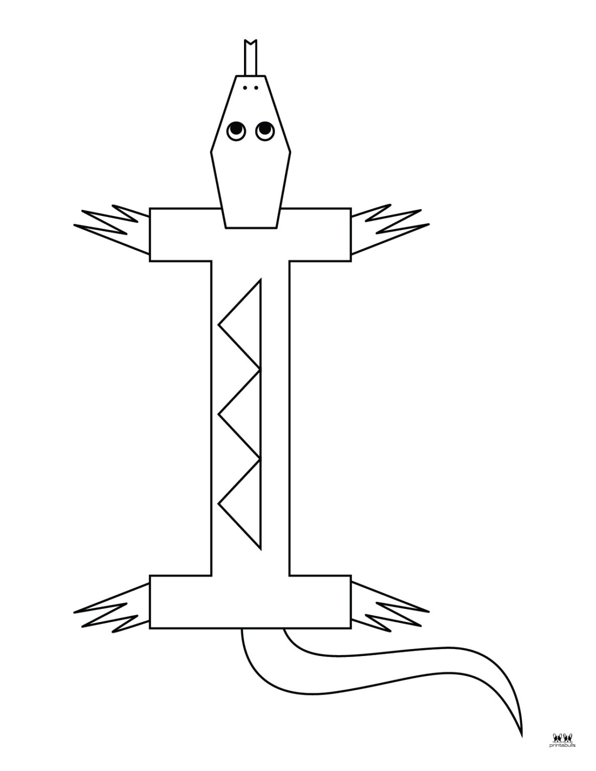 Letter I Coloring Pages - 15 FREE Pages | Printabulls