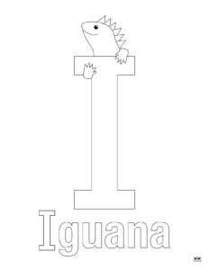 Letter I Coloring Pages - 15 FREE Pages | Printabulls