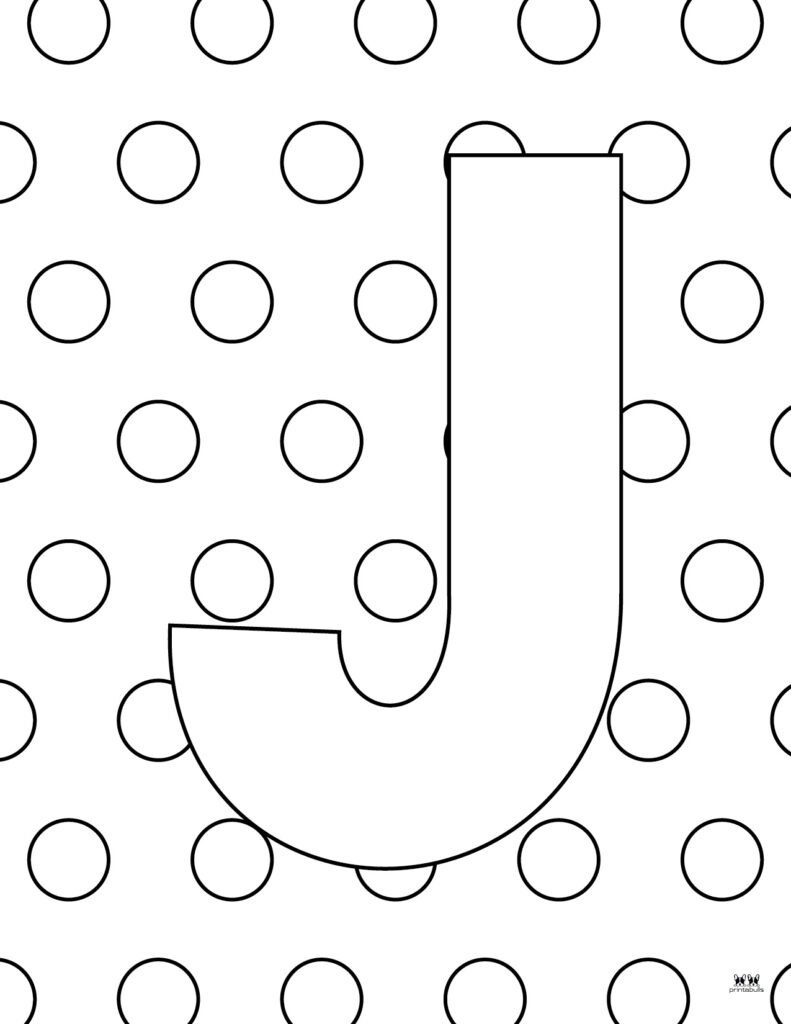 Coloring Pages With The Letter J