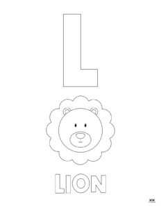 Letter L Coloring Pages - 15 FREE Pages - PrintaBulk