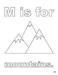 Letter M Coloring Pages - 15 FREE Pages | Printabulls