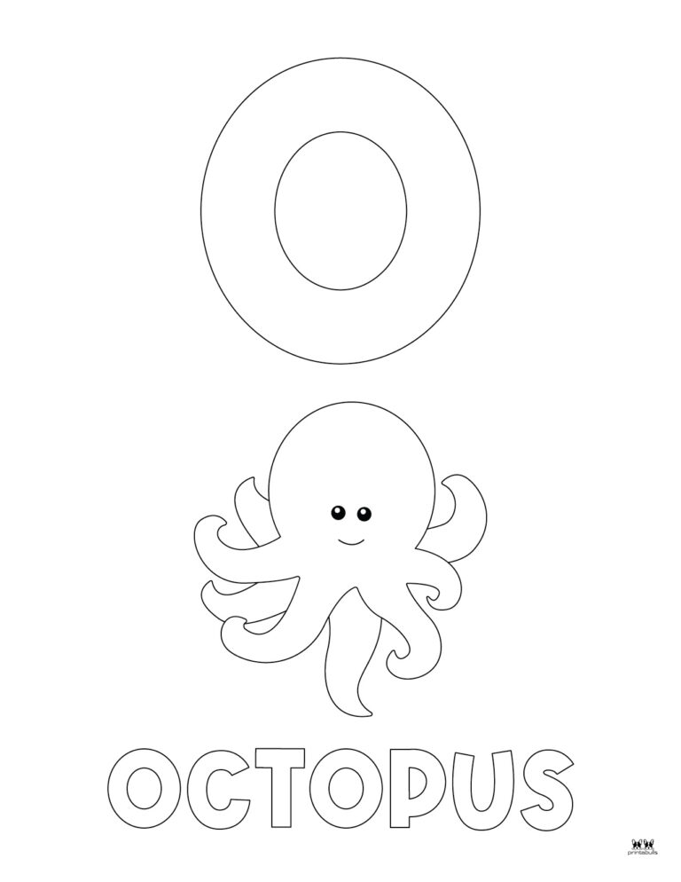 Letter O Coloring Pages - 15 FREE Pages | Printabulls