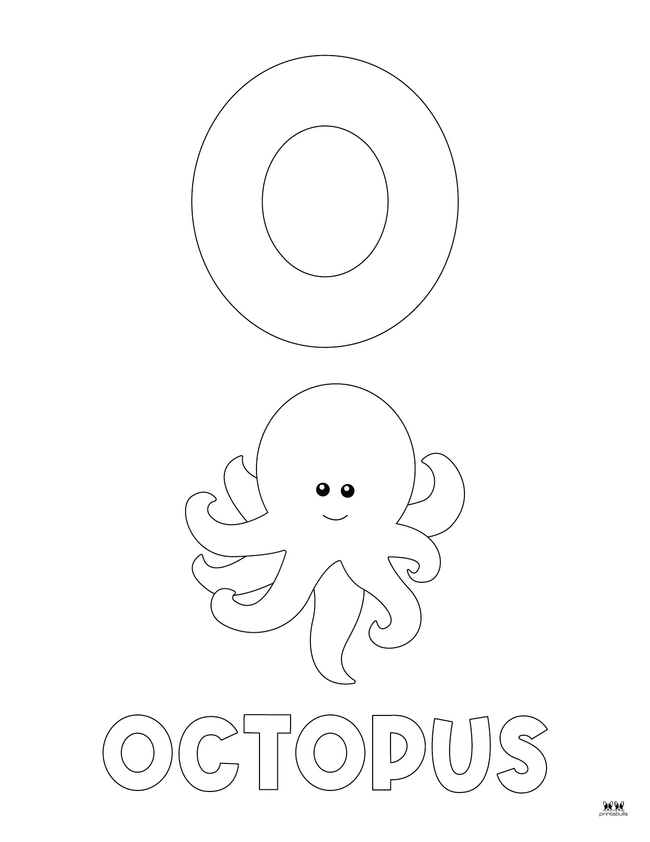 Letter O Coloring Pages - 15 FREE Pages | Printabulls