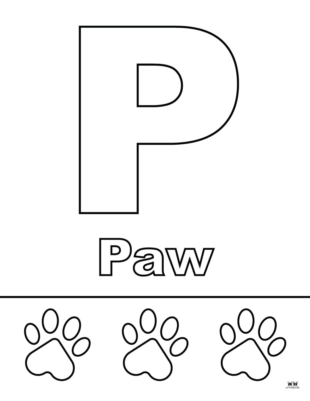 Letter P Coloring Pages - 15 FREE Pages | Printabulls