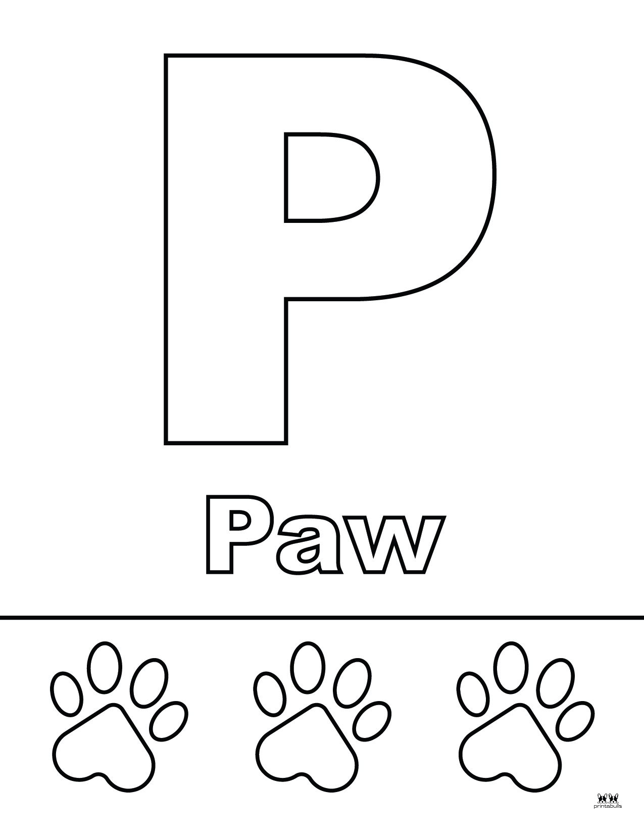 Letter P Coloring Pages - 15 FREE Pages | Printabulls