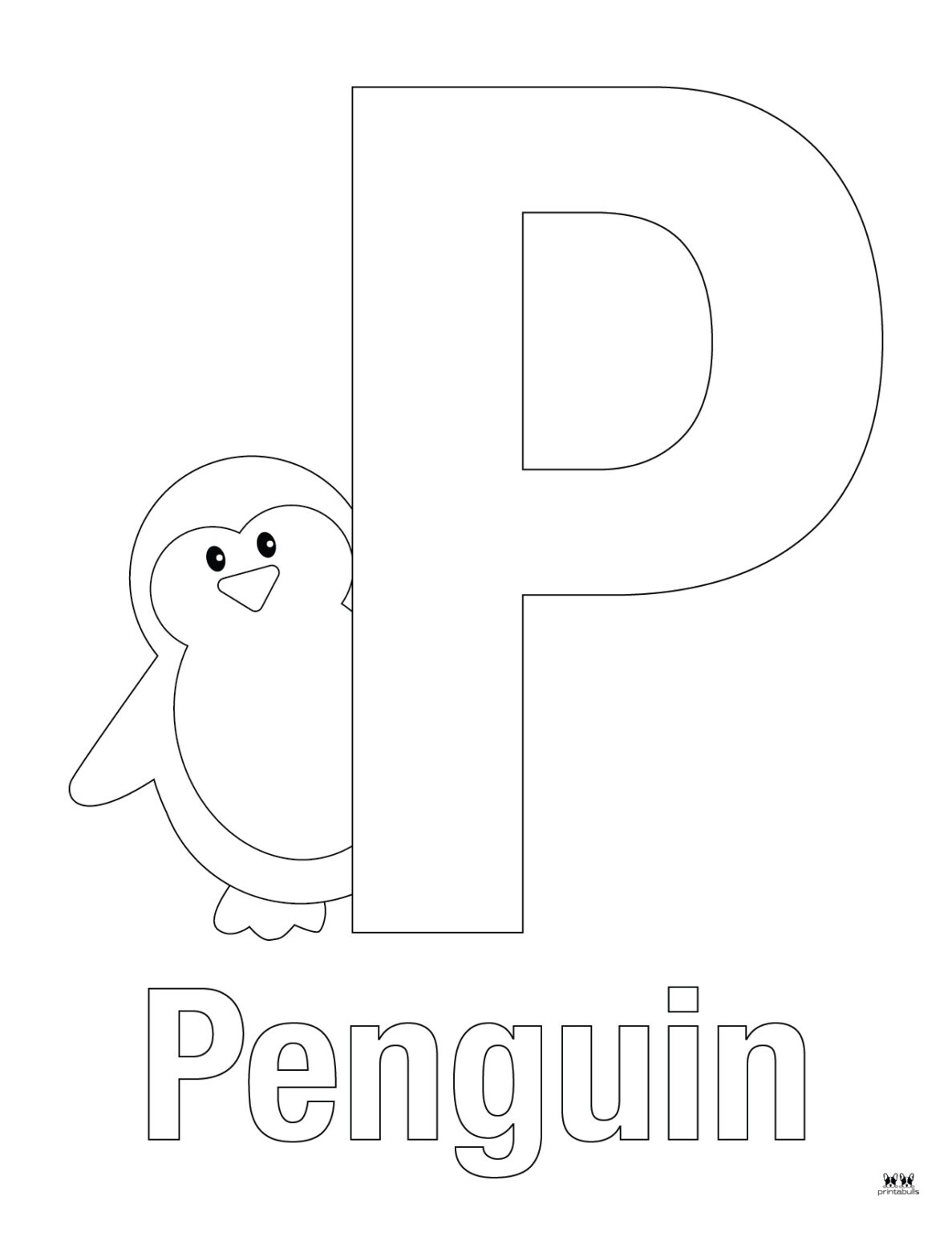 Letter P Coloring Pages - 15 FREE Pages | Printabulls