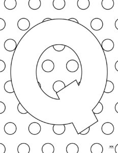 Letter Q Coloring Pages - 15 FREE Pages | Printabulls