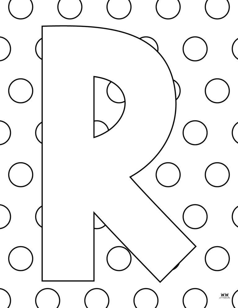 Letter R Coloring Pages - 15 FREE Pages | Printabulls