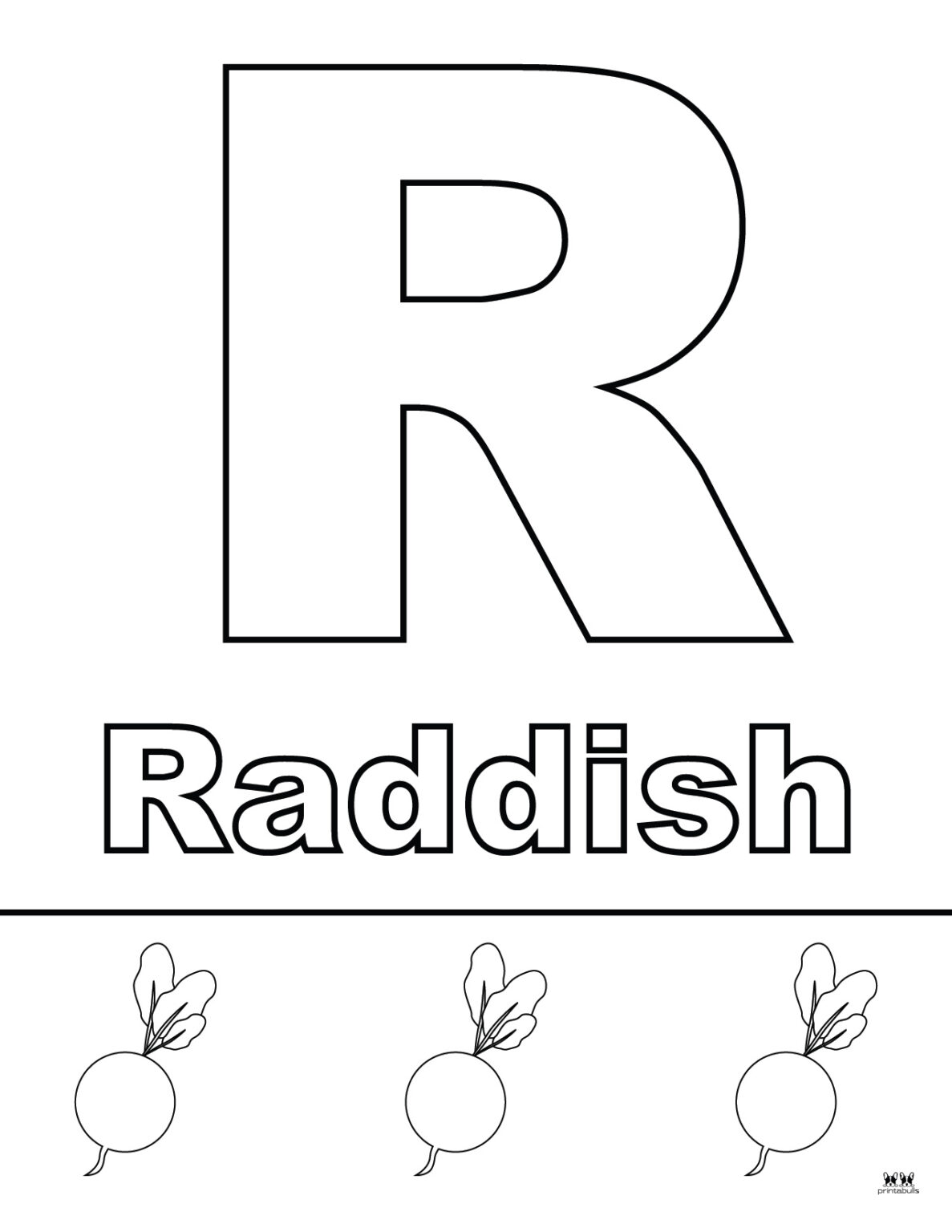 Letter R Coloring Pages - 15 FREE Pages | Printabulls