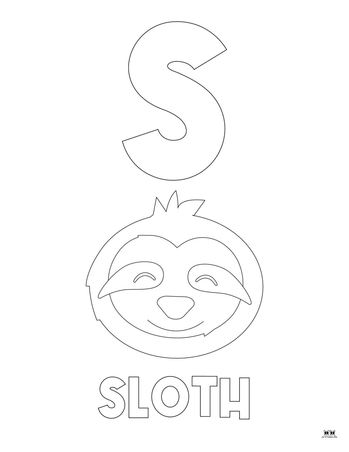 Letter S Coloring Pages - 15 FREE Pages | Printabulls
