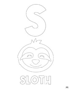 Letter S Coloring Pages - 15 FREE Pages | Printabulls