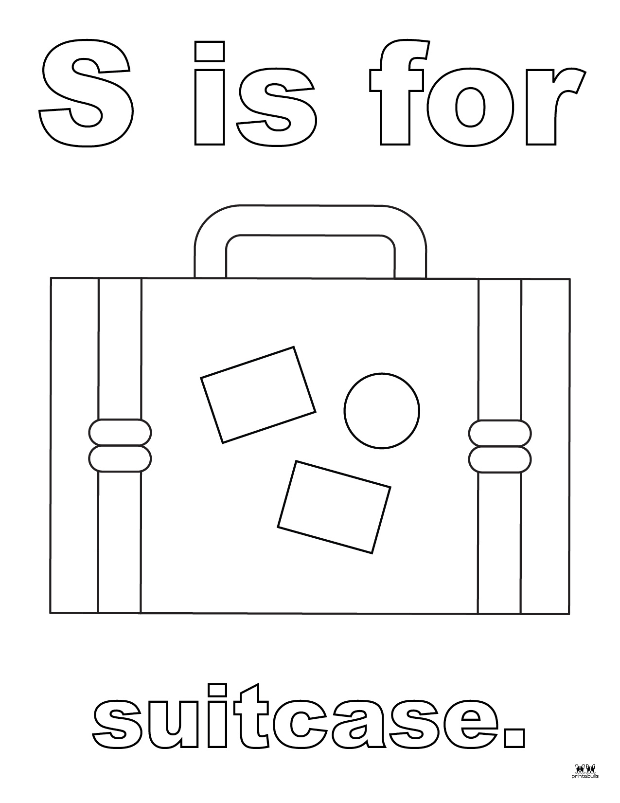 Letter S Coloring Pages - 15 FREE Pages | Printabulls